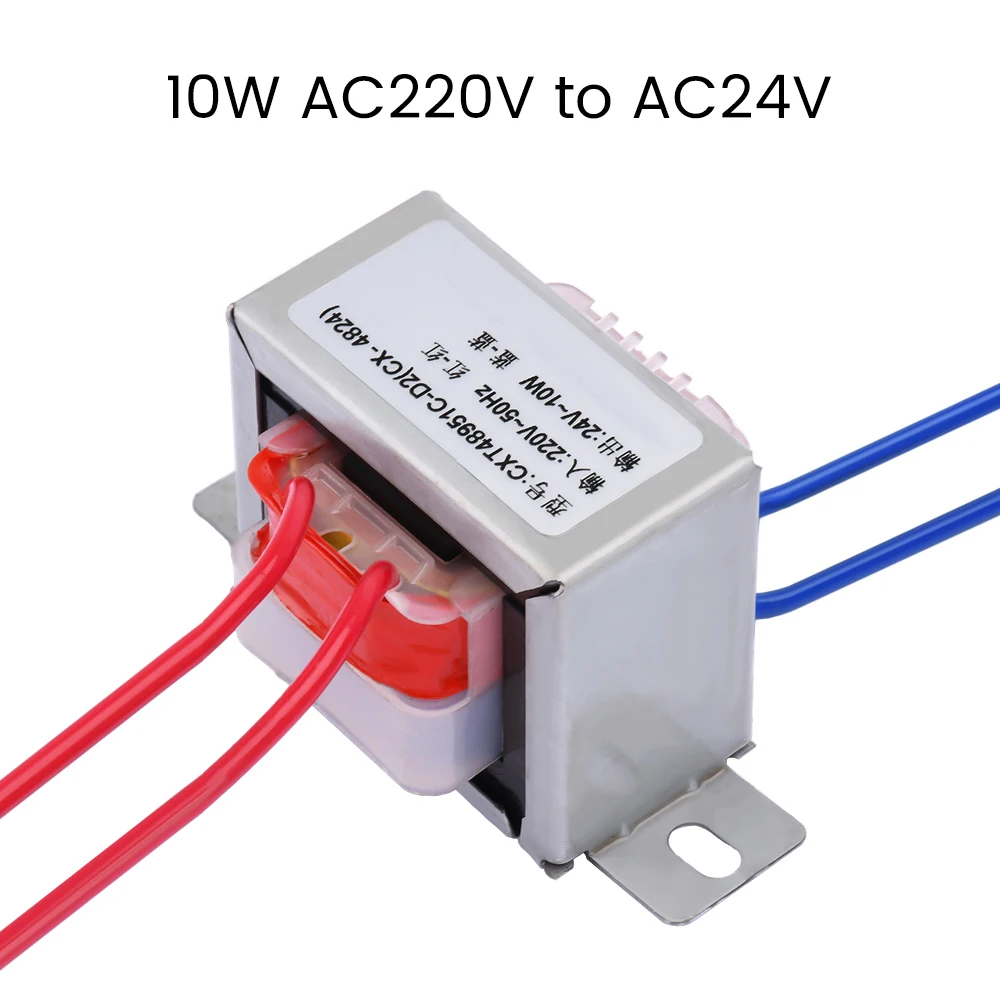10W-Power-Transformer-Input-AC-220V-50HZ-Output-AC-24V-Voltage-2-wire ...