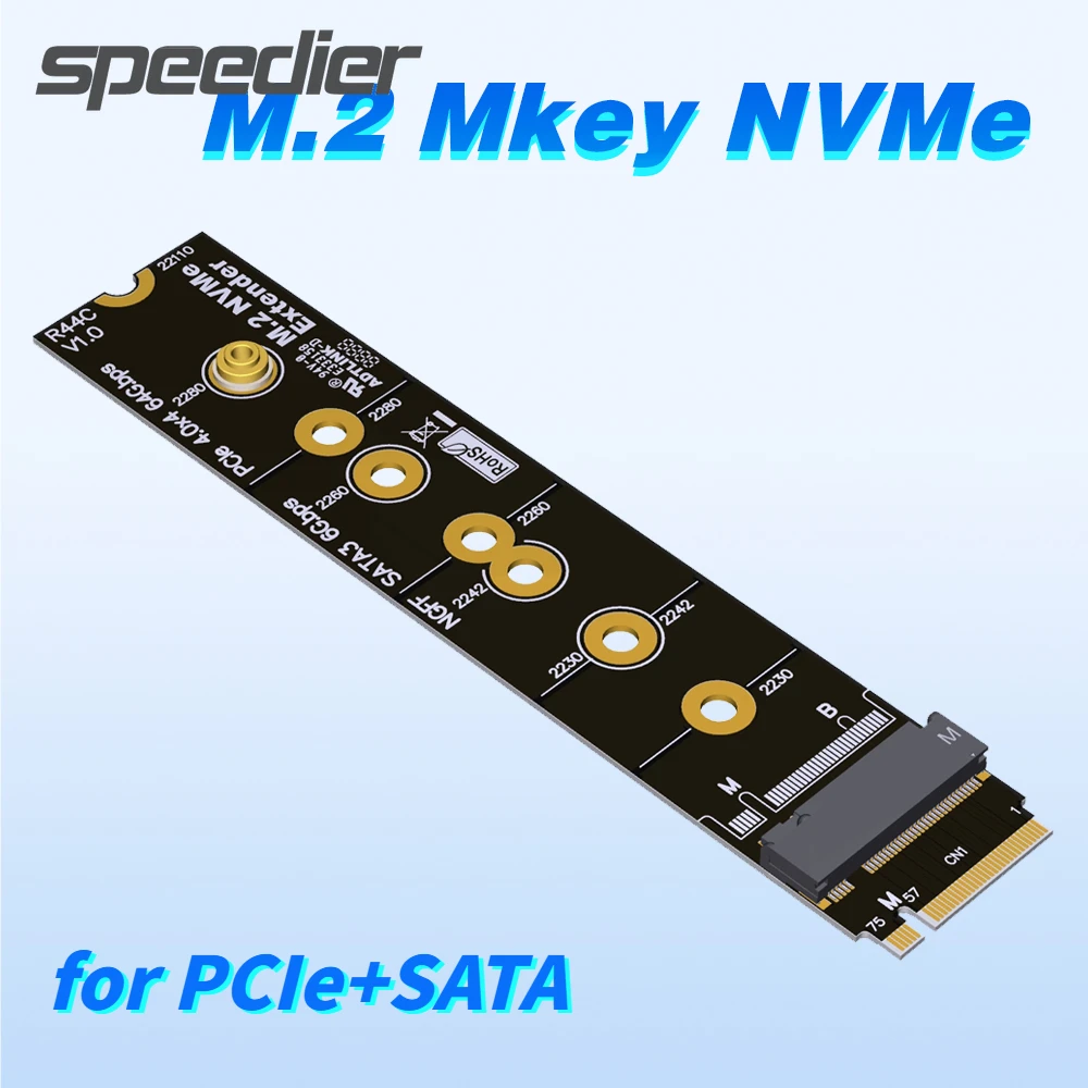 M-2-M-Key-for-NVMe-SSD-2230-2280-Expansion-Test-Card-Gold-Finger-Slot ...