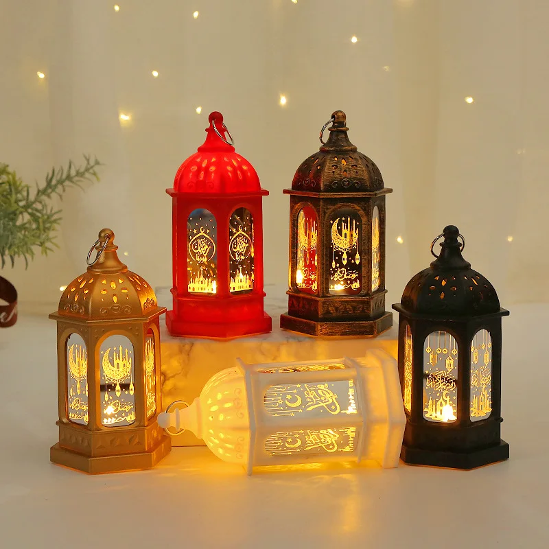Ramadan LED Lantern Light Eid Mubarak Decoration for Home Islamic ...