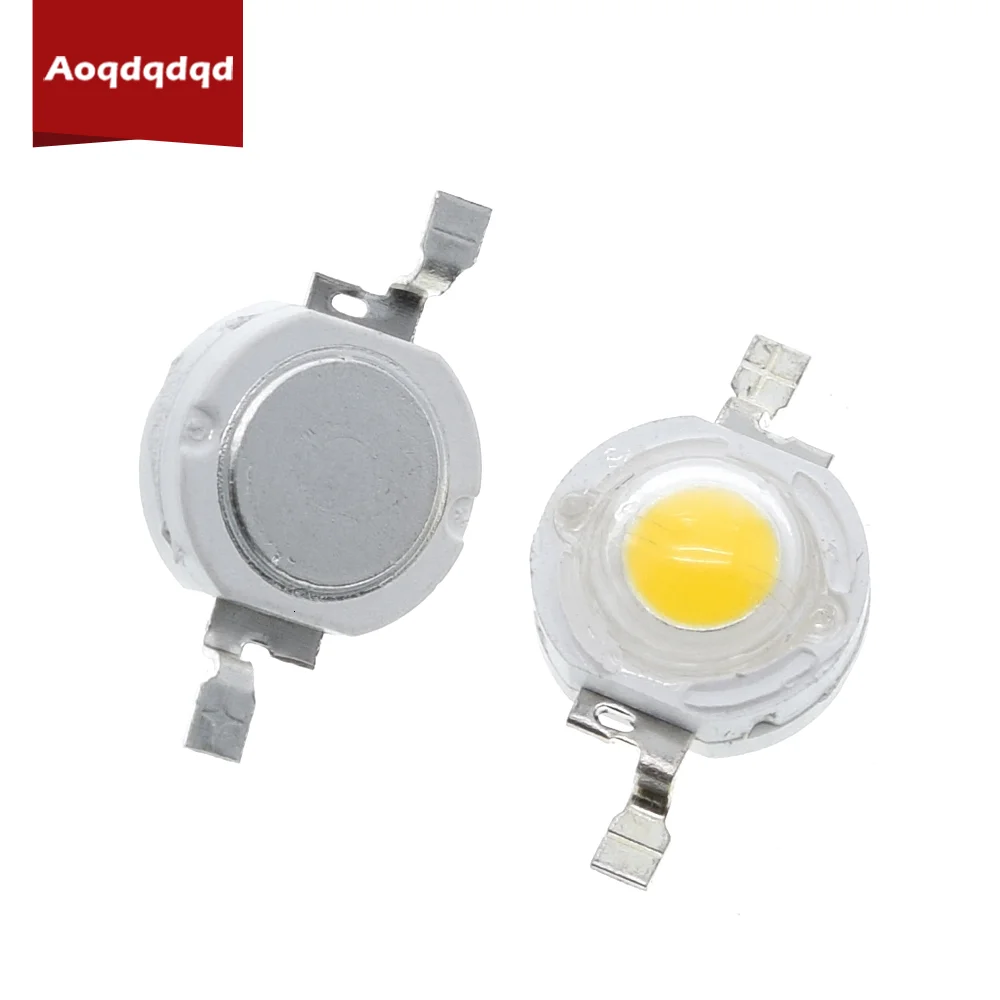 10/50/100pcs Smd Led Light Bead 1w 100-120lm Led Bulb Ic Led Lamp Light ...