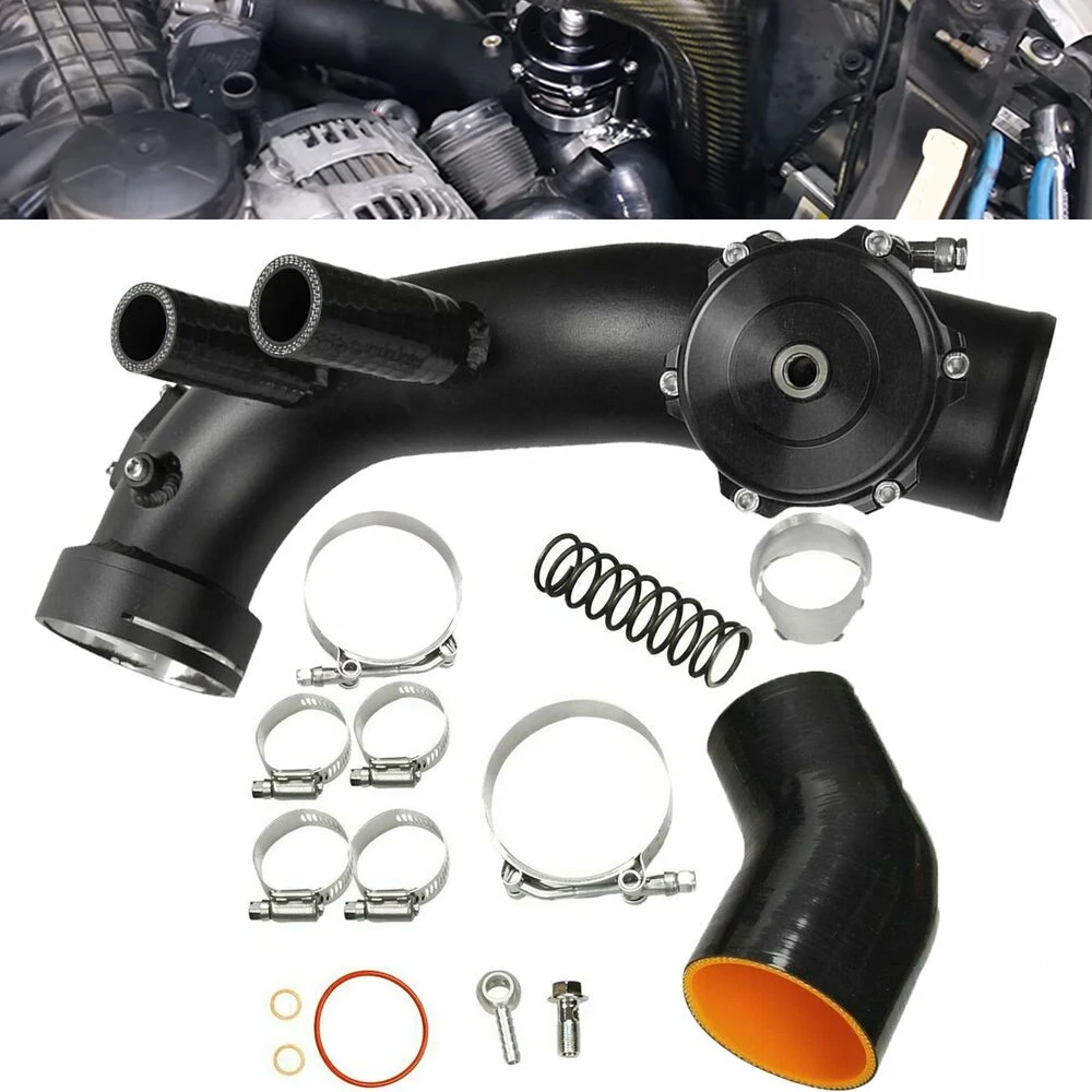 Car-Air-Intake-Turbo-Charge-Pipe-Kit-With-50mm-Blow-Off-Valv-For-BMW ...