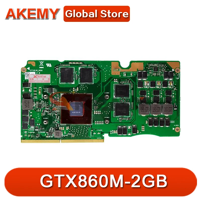 GTX860M 2GB Graphics Card Board For ASUS G750JM Laptop Motherboard (MXM ...
