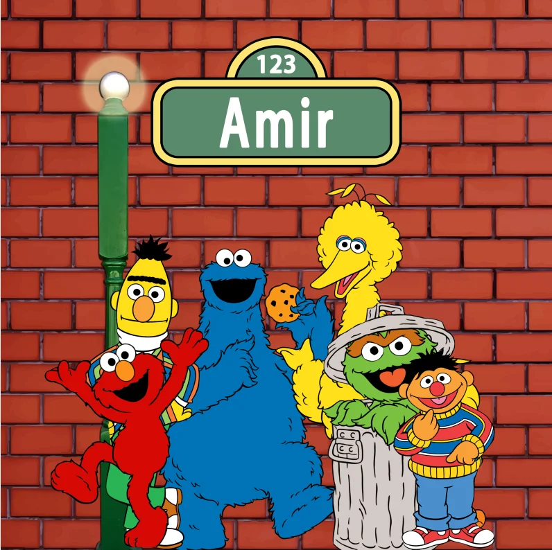 Sesame Street Characters Background