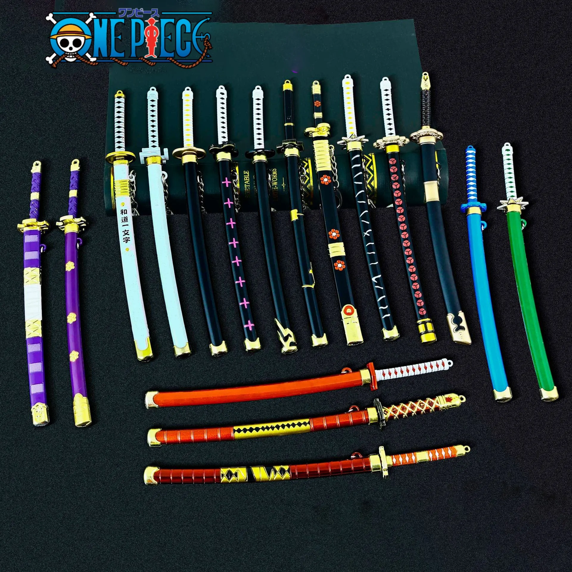 One-Piece-Weapon-Roronoa-Zoro-Yama-Game-Keychain-Weapon-Model-Katana ...