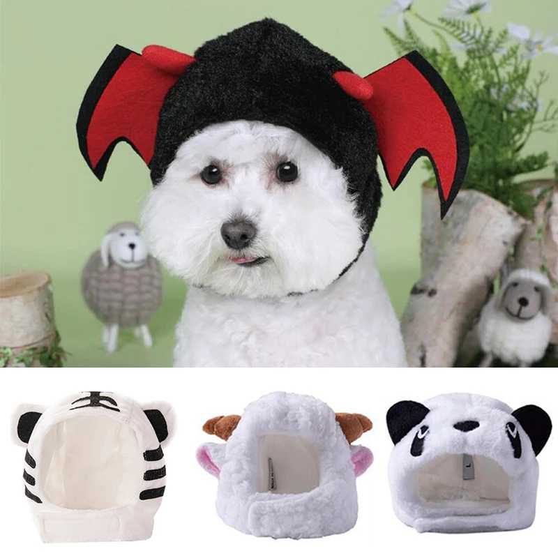 Cute-Cartoon-Pet-Hat-For-Small-And-Medium-Pets-Funny-Animal-Shape-Dog ...