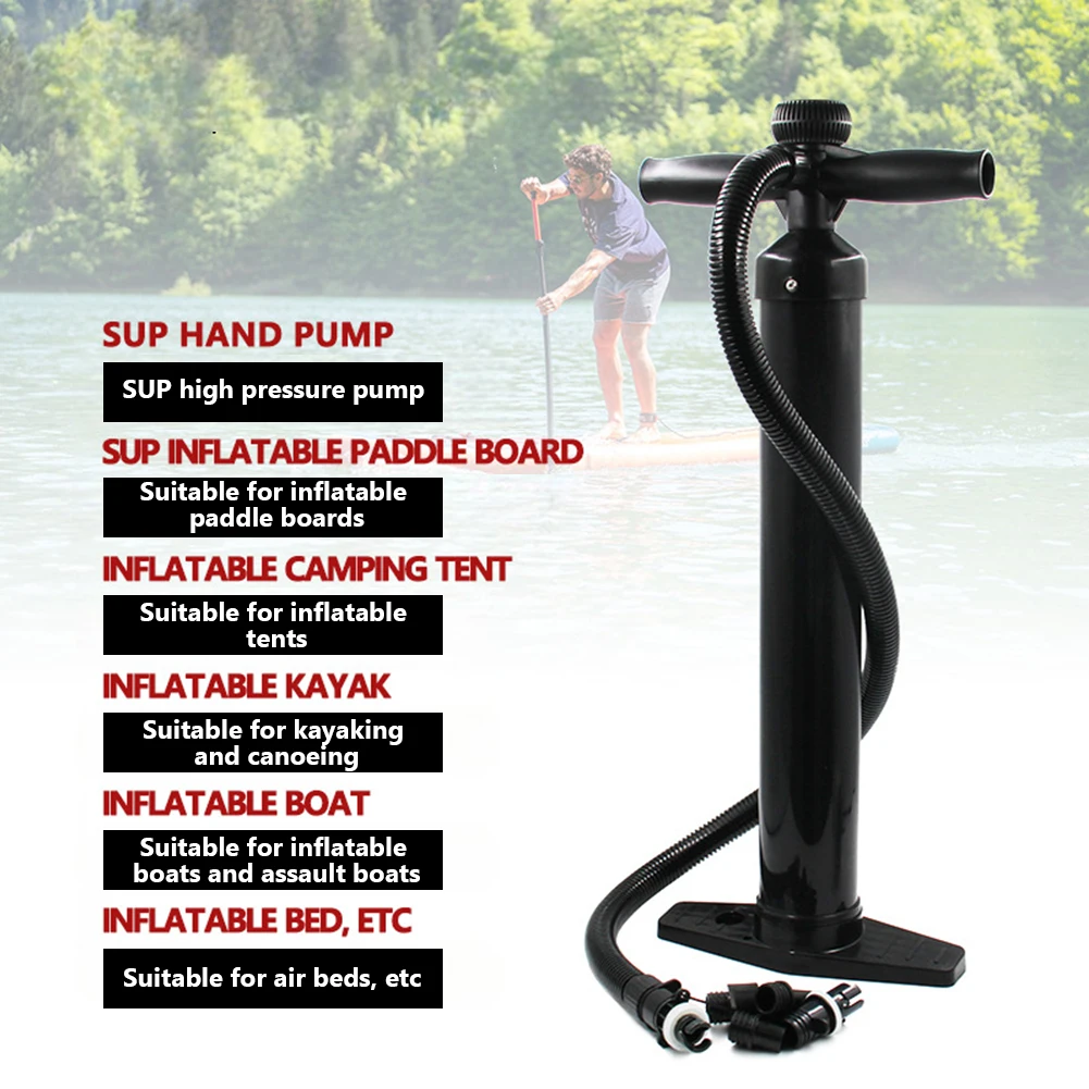 SUP-Hand-Pump-Max-1-8BAR-26PSI-Light-Weight-Pump-With-6-Connectors-For ...