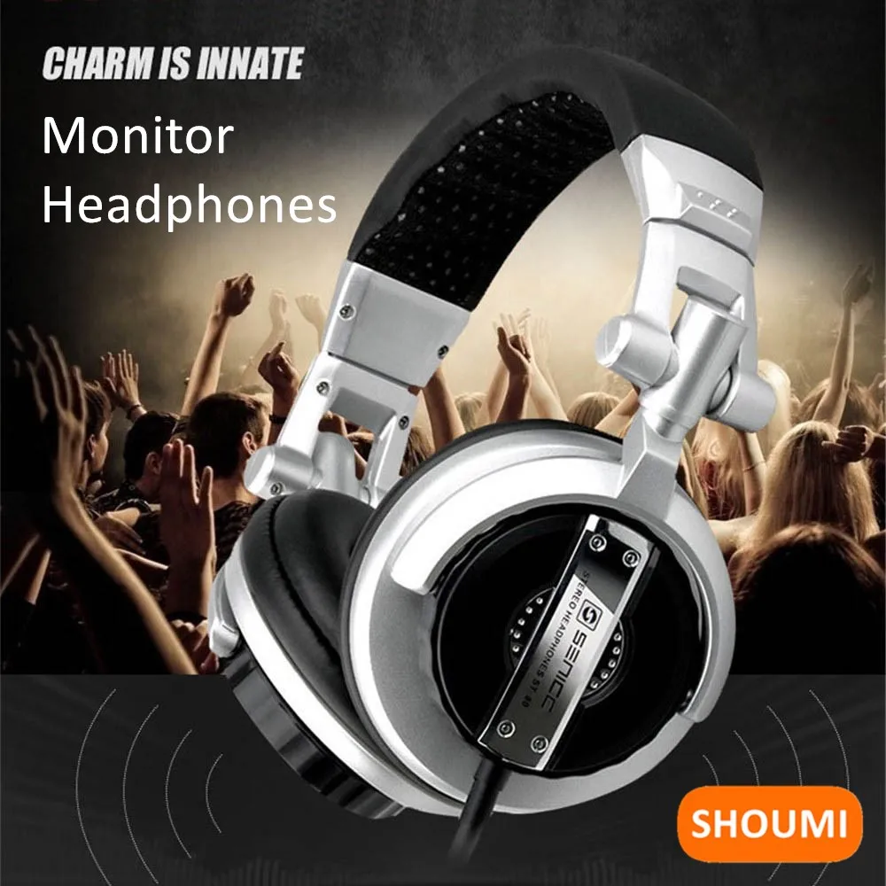 Shoumi-Auriculares-con-Monitor-para-DJ-aud-fonos-est-reo-din-micos-para ...