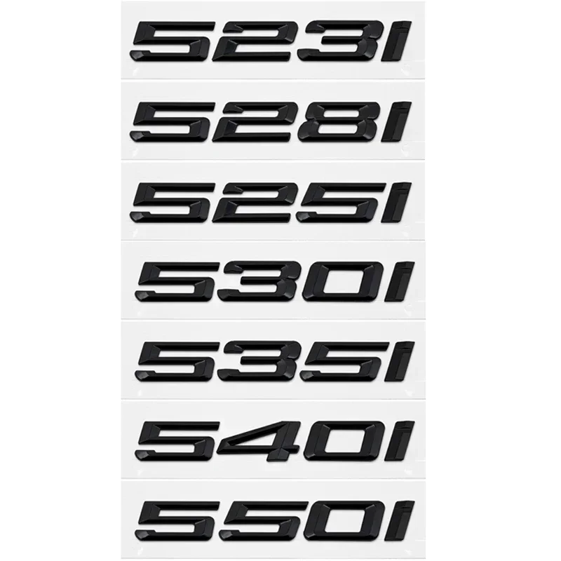 3D-ABS-Car-Trunk-Letters-Logo-Decals-Badge-Emblem-Sticker-For-BMW-5 ...