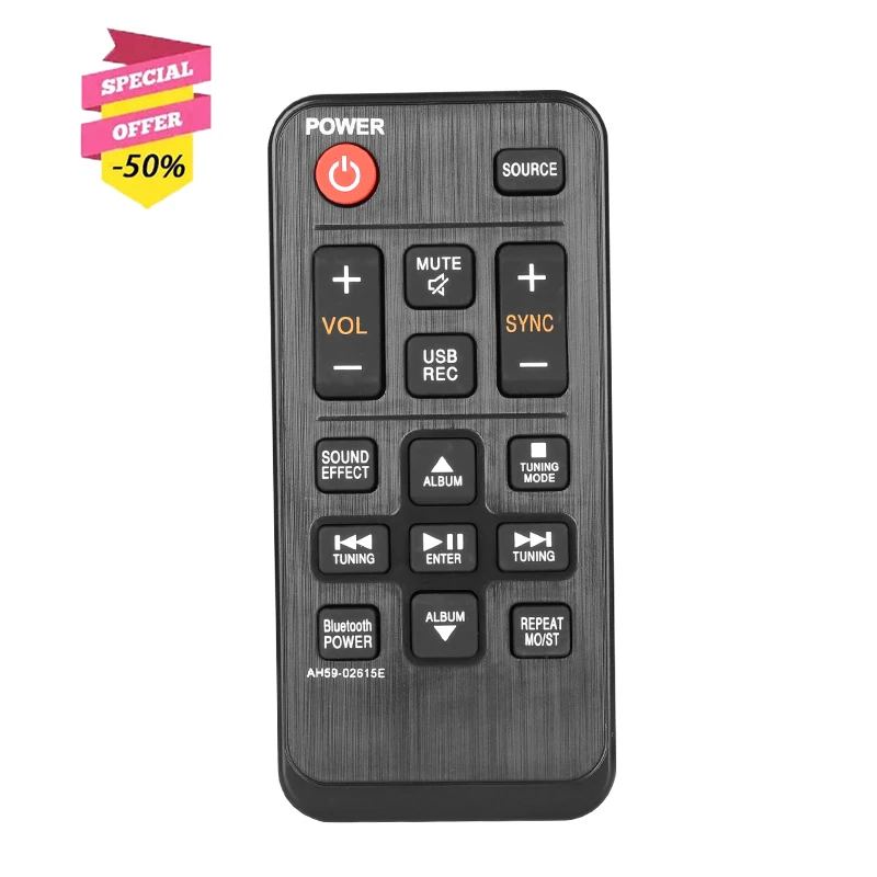 AH59-02615E AH5902615E Remote Control For Samsung Soundbar TW-J5500 TW ...