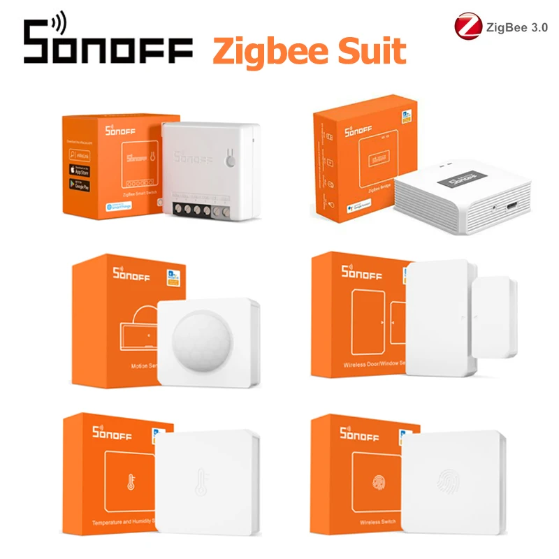 SONOFF-Zigbee-MiNi-Wireless-Switch-SNZB-Temperature-Sensor-Door-Sensor ...