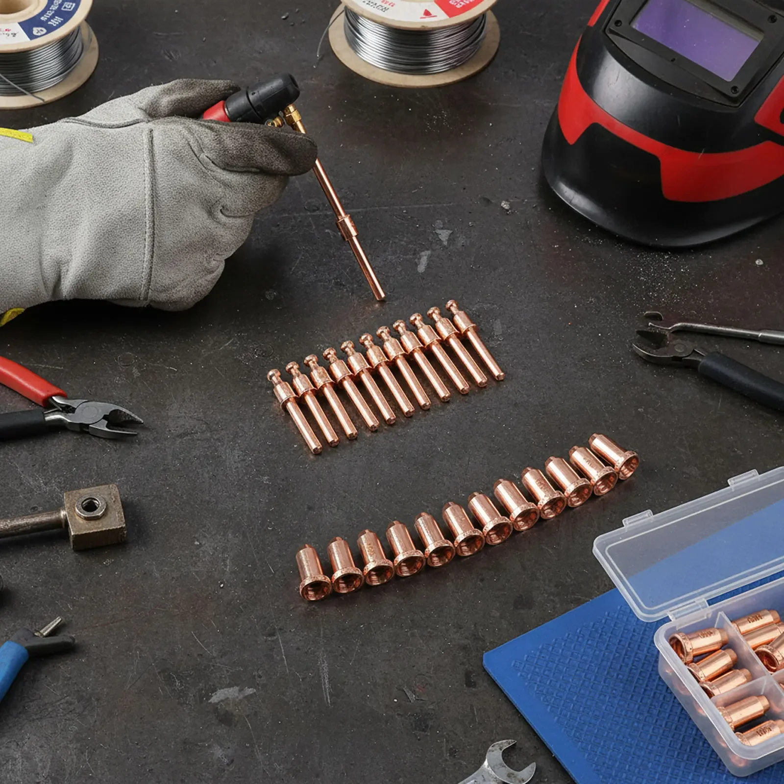 Welding Tools Nozzle 20pcs Cutting Consumables Plasma Nozzle Rated ...