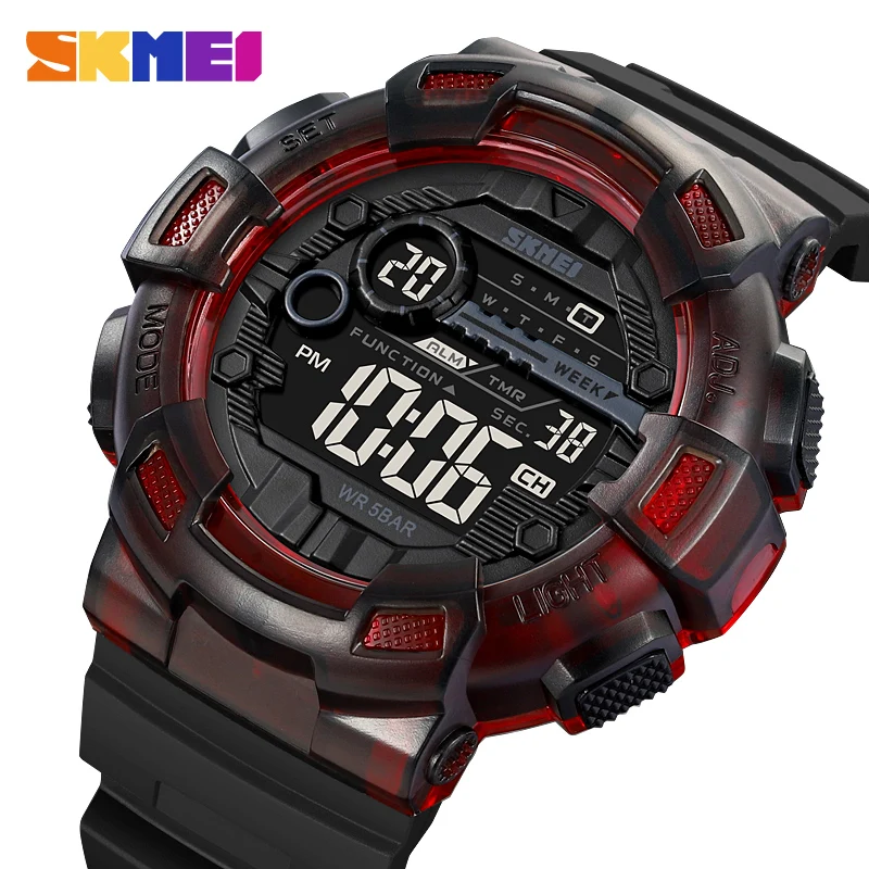 SKMEI-2110-Student-Watch-Men-Creative-Transparent-Jelly-Dial-Fashion ...