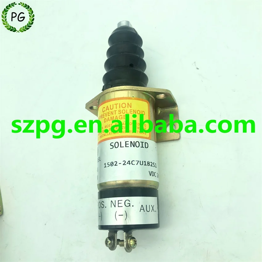 1502-24C7U1B2S1-24V-Diesel-Stop-Solenoid-SA-4849-24-for-Excavator-and ...