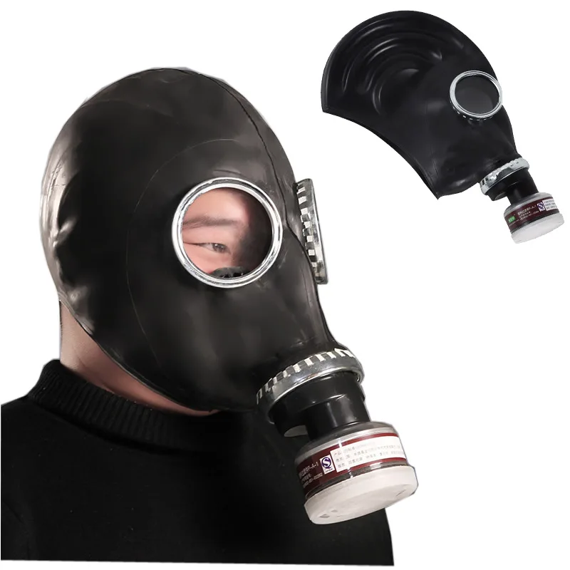 4001-Industrial-Safety-Full-Face-Gas-Mask-Chemical-Breathing-Mask-Paint ...