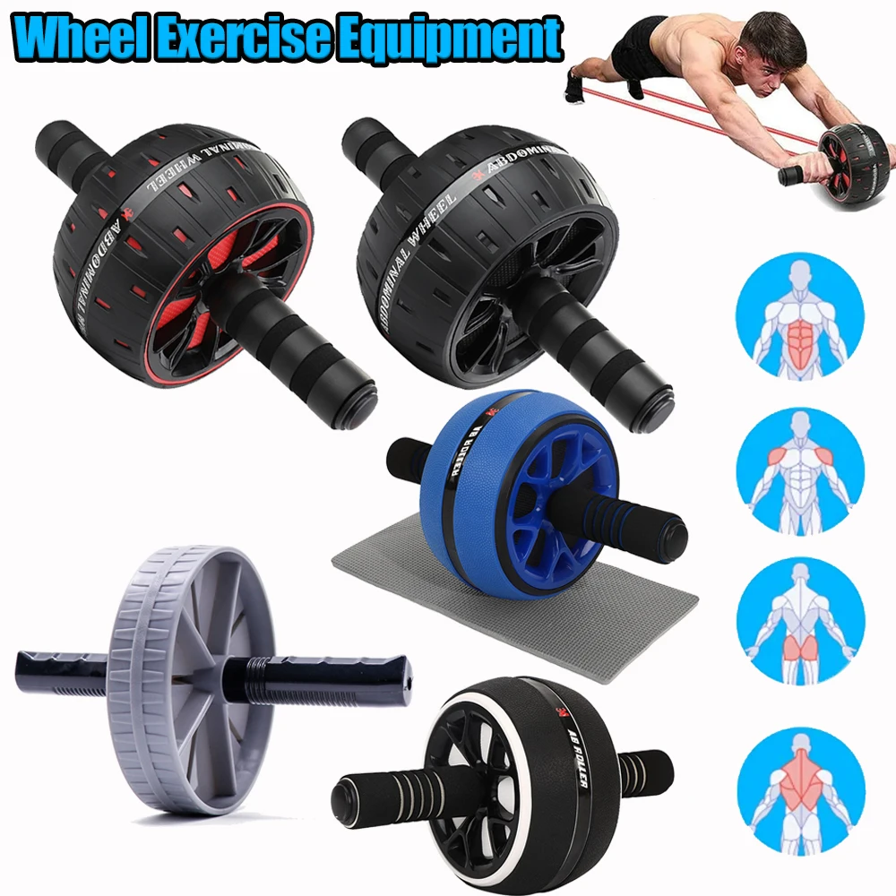 AB-Roller-Wheel-Roller-Keep-Fit-Wheels-Home-Crunch-Artifact-No-Noise ...