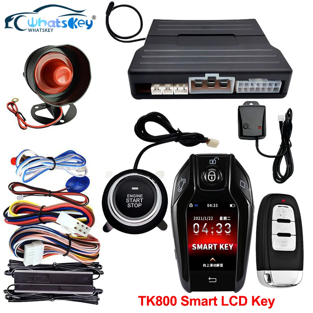 Universal-Car-Alarm-Keyless-Remote-Start-Stop-System-Central-Locking ...