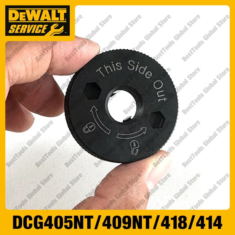 Nut-Hex-Outer-Flange-For-DEWALT-N484250-DCG409NT-DCG405-DCG405NT-DCG418 ...