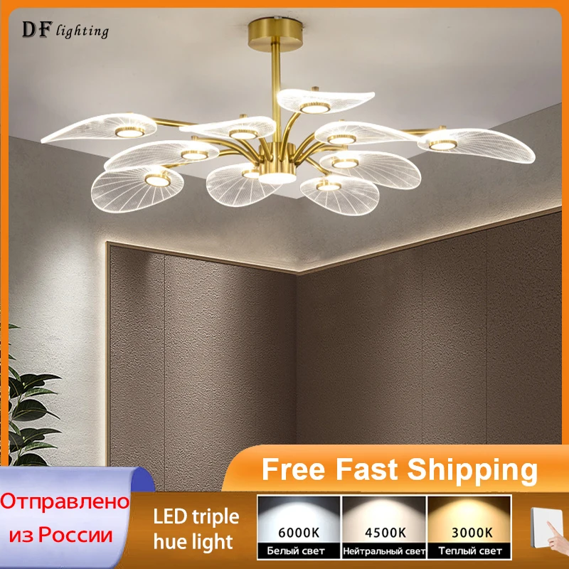 Modern-chandeliers-Living-room-ceiling-chandelier-Restaurant-LED-lights ...