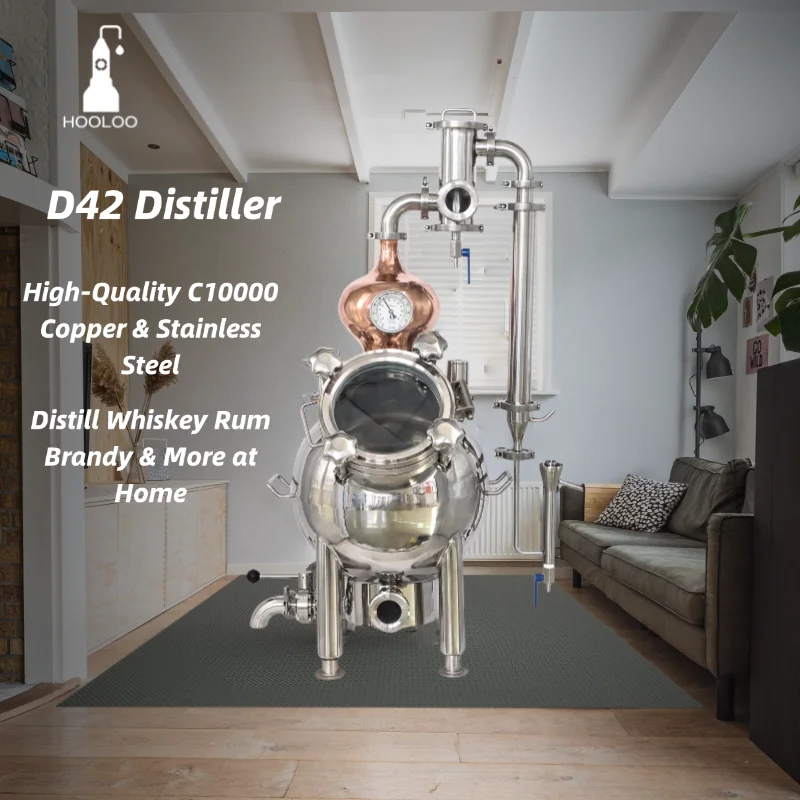 HOOLOO D42 Home Rectification Distiller Alcohol Distillation Equipment ...