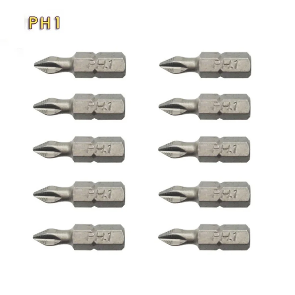 For 1 4 Electric PH Hex Shank Driver Bit Set Screw Driver Bit PH1 PZ1 ...