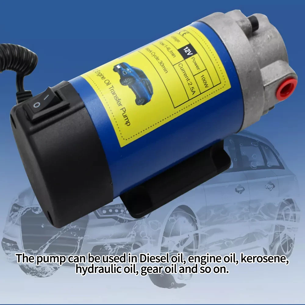 Oil-Diesel-Extractor-Pump-12V-Electric-Suction-Transfer-Change-Pump ...