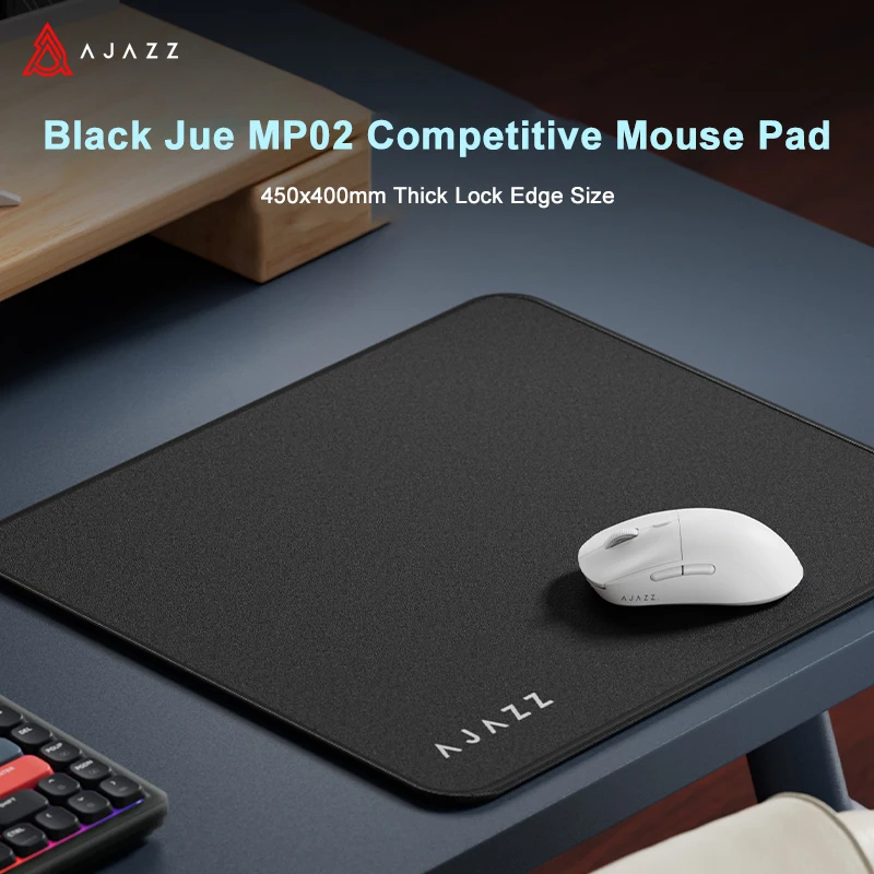 AJAZZ-Non-Slip-Mouse-Mat-Laptop-Gaming-PC-Black-Computer-For-Pad-Mouse ...