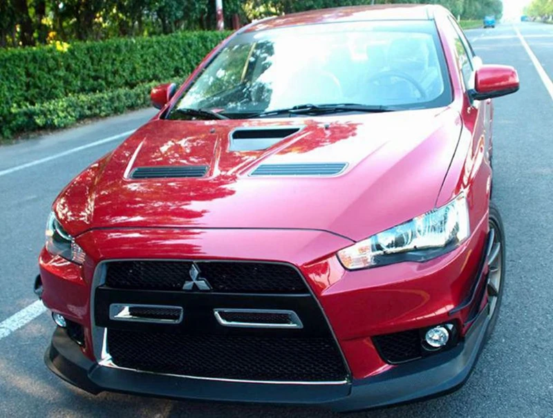 Fit-For-Carbon-Fiber-2008-2017-Lancer-Evolution-EVO-10-X-Front-Bumper ...