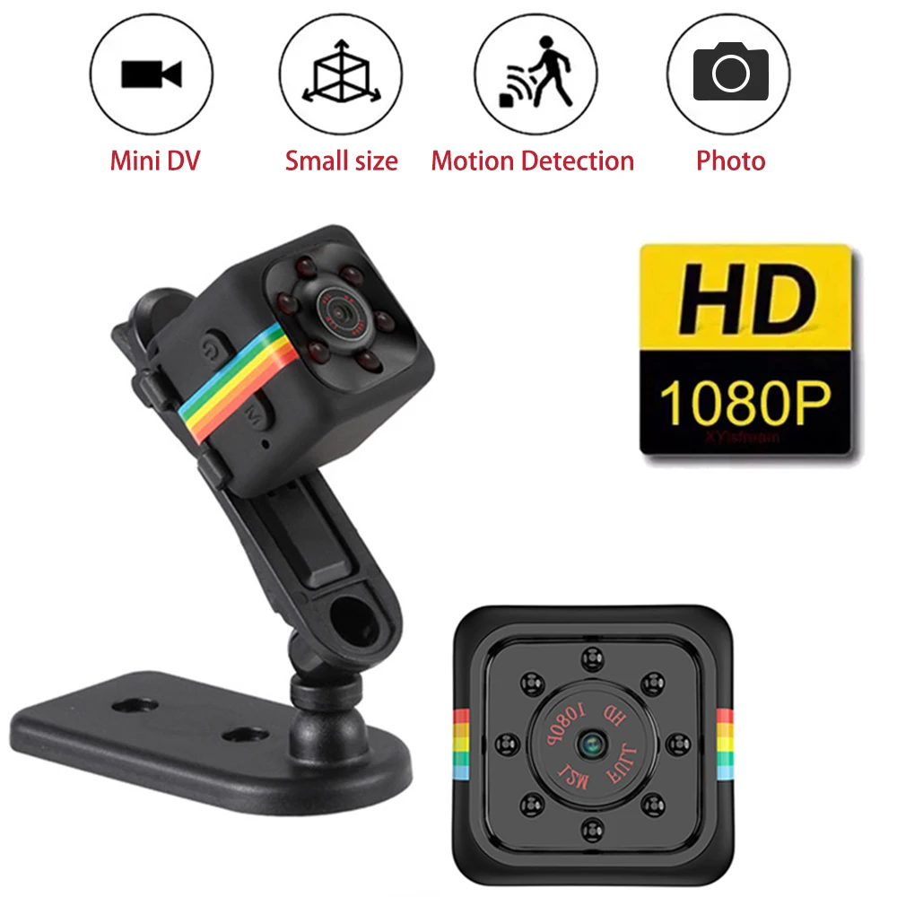 SQ11 HD 1080P Mini Camera 30 Frames Action Video Camera Video Recorder ...