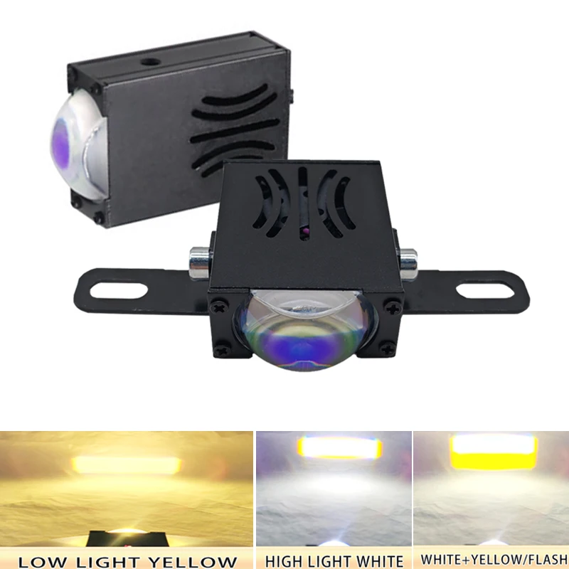 Car Grile LED Light Auto Front Grille Headlight 3 Modes Hi/Lo Beam ...