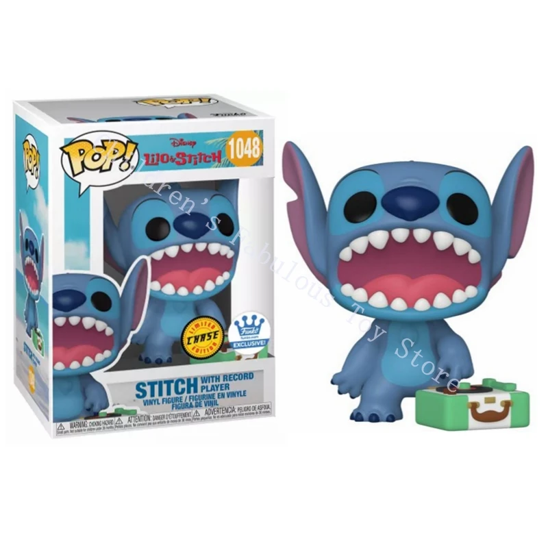 Funko – pop stitch avec tourne-disque #1048, figurine de dessin animé ...