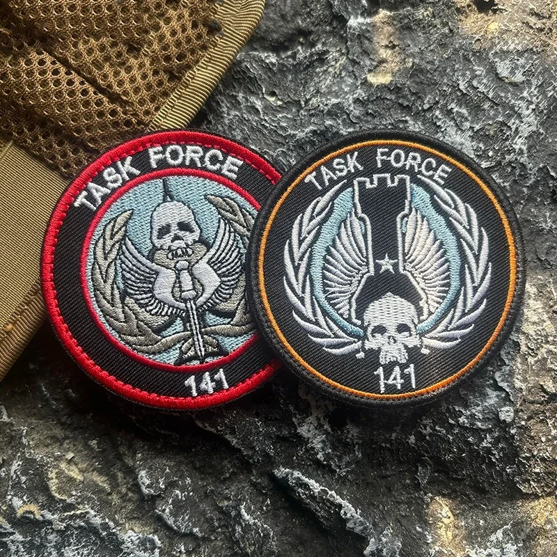 Call of Duty Patch TASK FORCE 141 CODOL Embroidered Klett Patches ...