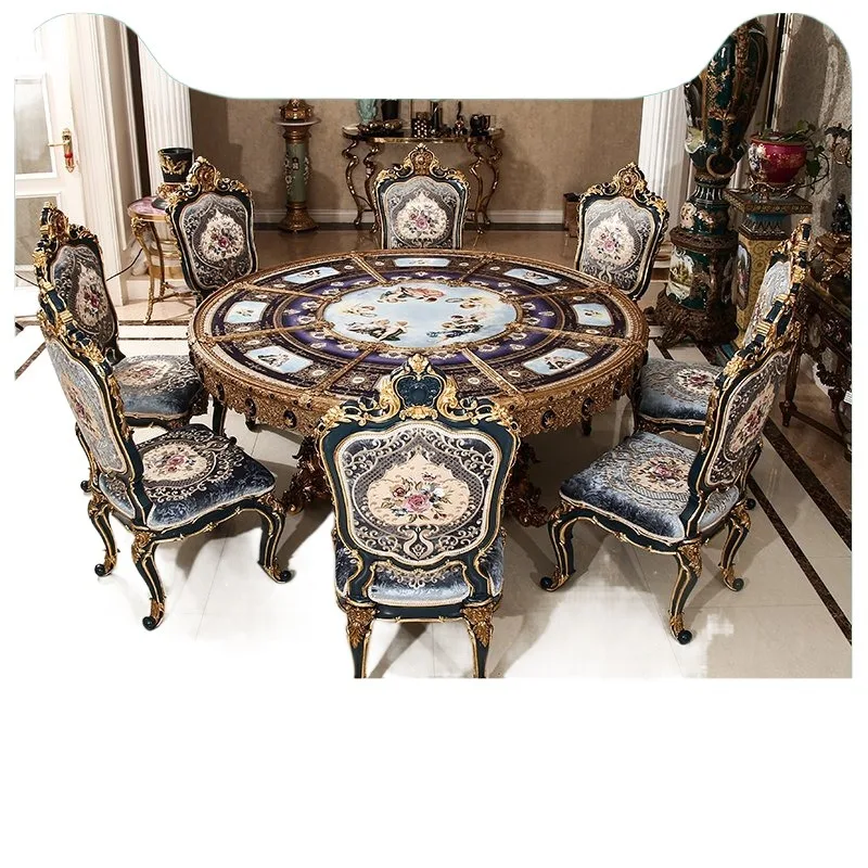 Dining-Room-Sets-Hot-Sale-Traditional-Round-Dining-Tables-All-Copper ...