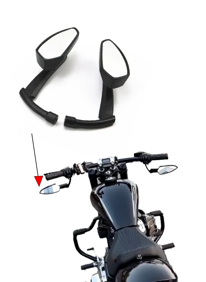 high-Quality-Universal-Custom-Rear-View-Mirrors-For-Harley-Sportster ...