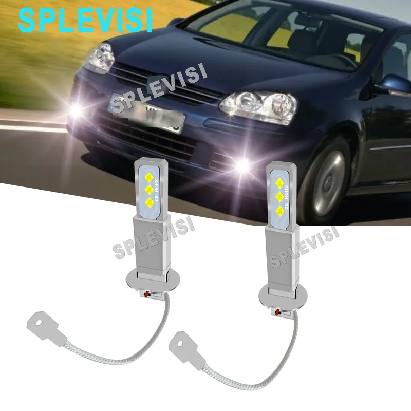 Car-Led-Fog-Light-6000K-White-H3-453-car-accessories-for-VW-Golf-MK2 ...