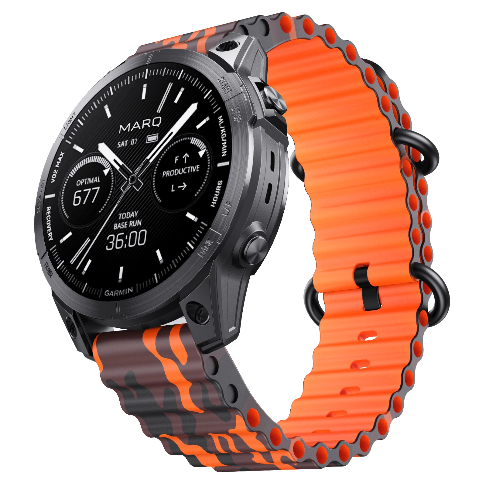 For-Garmin-Fenix-6-pro-Camo-silicone-strap-EPIX-gen2-Fenix-5-plus ...