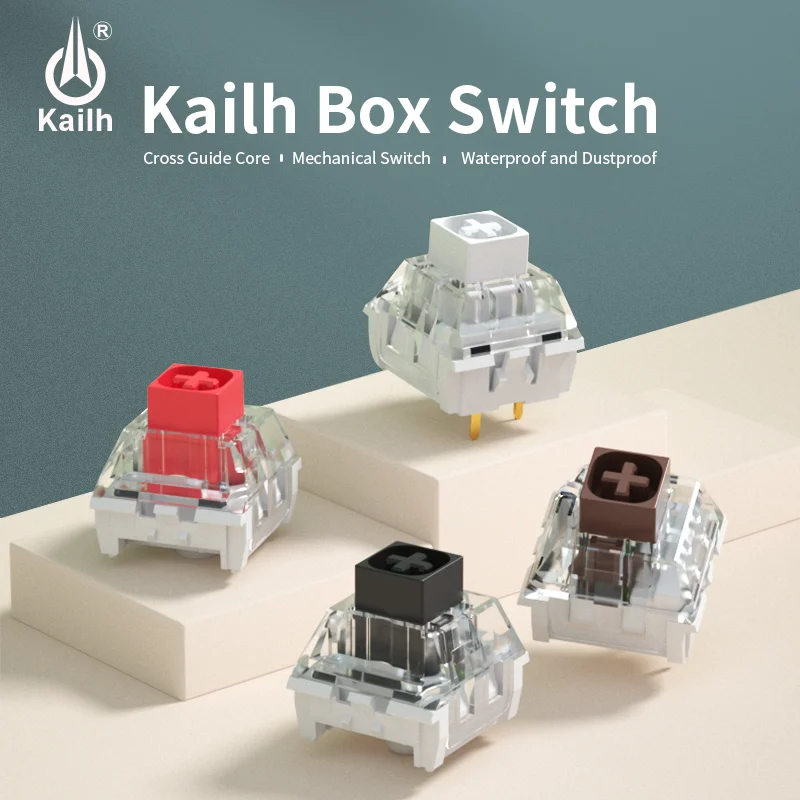 Kailh-Box-Interruptor-de-teclado-mec-nico-pulsador-t-ctil-lineal-con ...