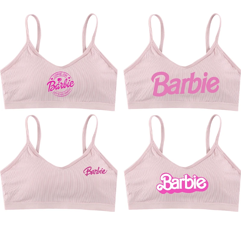 Sexy Barbie Girls Bra Underwear Kawaii Anime Ladies Sports Crop Tops