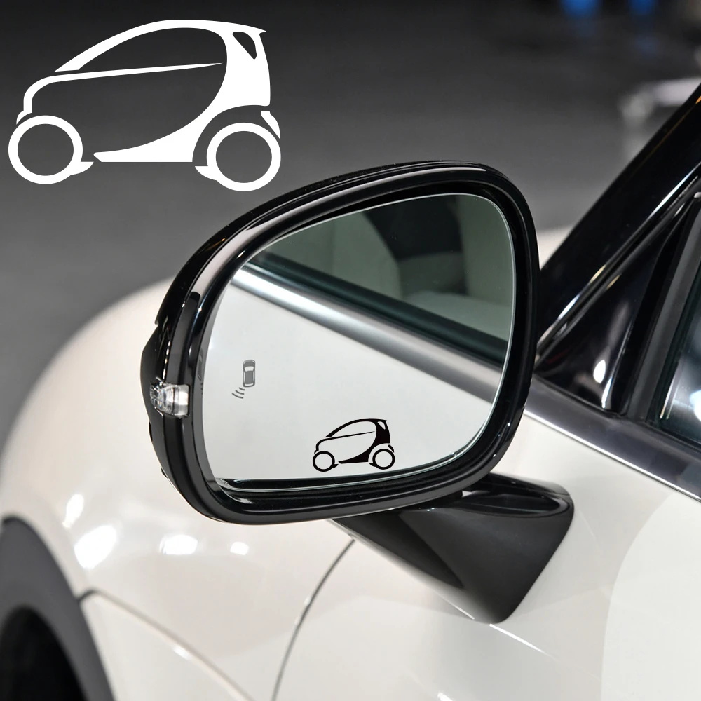 2PCS Car Sticker Universal Door Rearview Mirror Decal Decoration ...