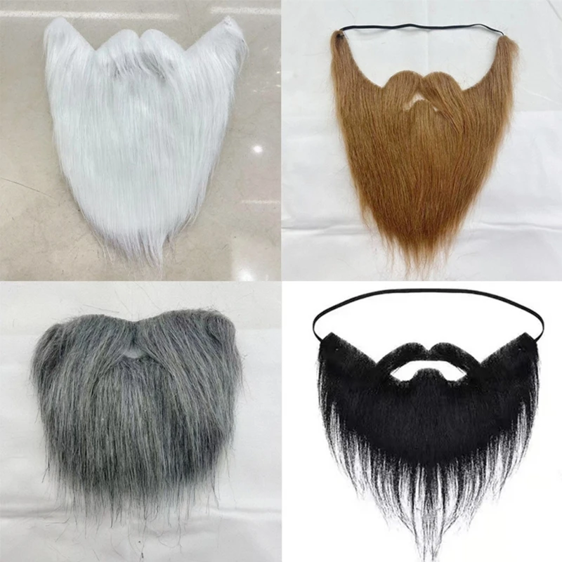 Halloween Fake Beard Funny Fake Mustaches Costume Hair Disguise ...