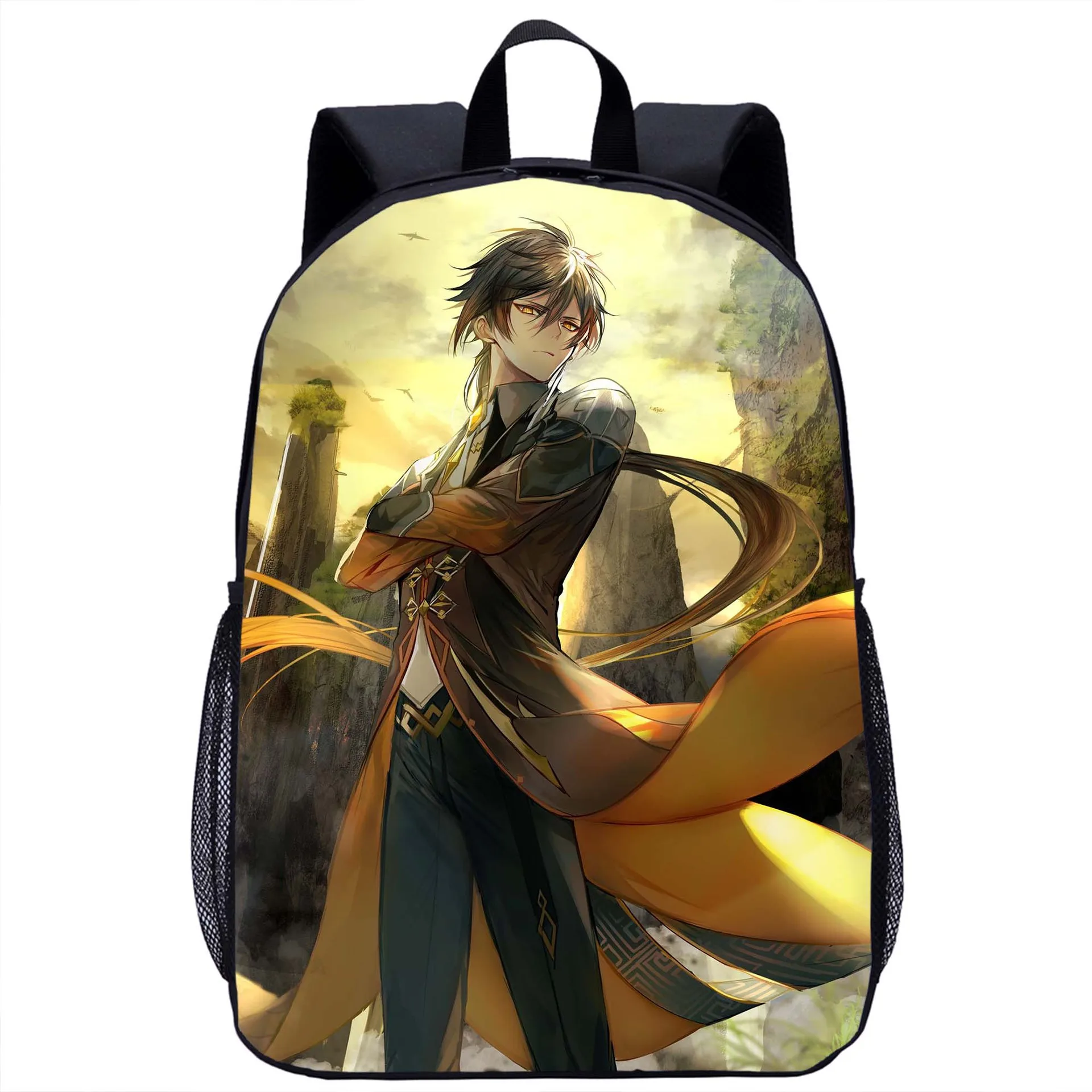 Game-Genshin-Impact-Anime-3D-Printing-Backpack-Student-School-Shoulder ...