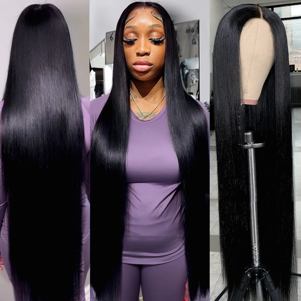 Glueless-Preplucked-Human-Wigs-Ready-To-Go-Bone-Straight-7x5-Lace ...