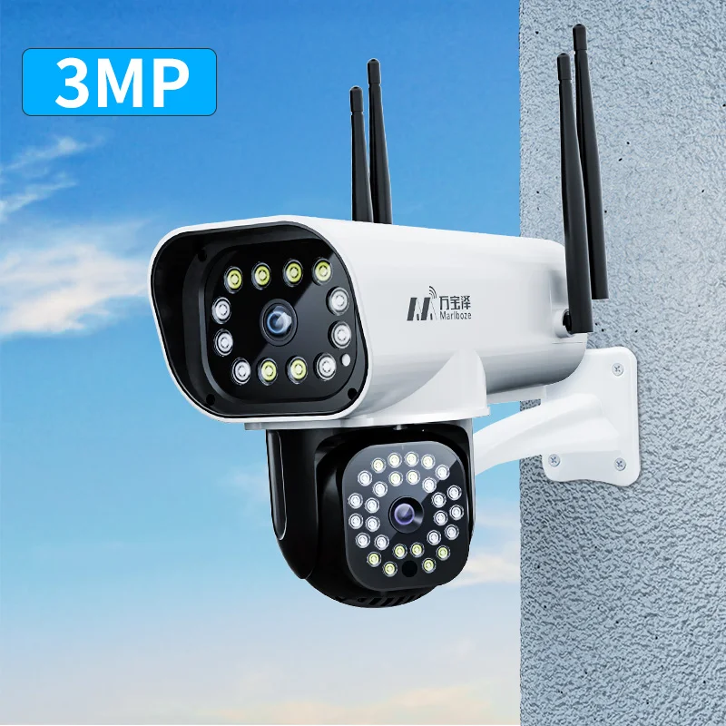 HD-3MP-Dual-Lens-PTZ-Wifi-Camera-Outdoor-Auto-Tracking-CCTV-Home ...