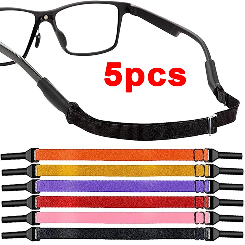 5pcs-Glasses-Chain-For-Kids-Adult-Sunglasses-Elastic-Strap-Glasse ...