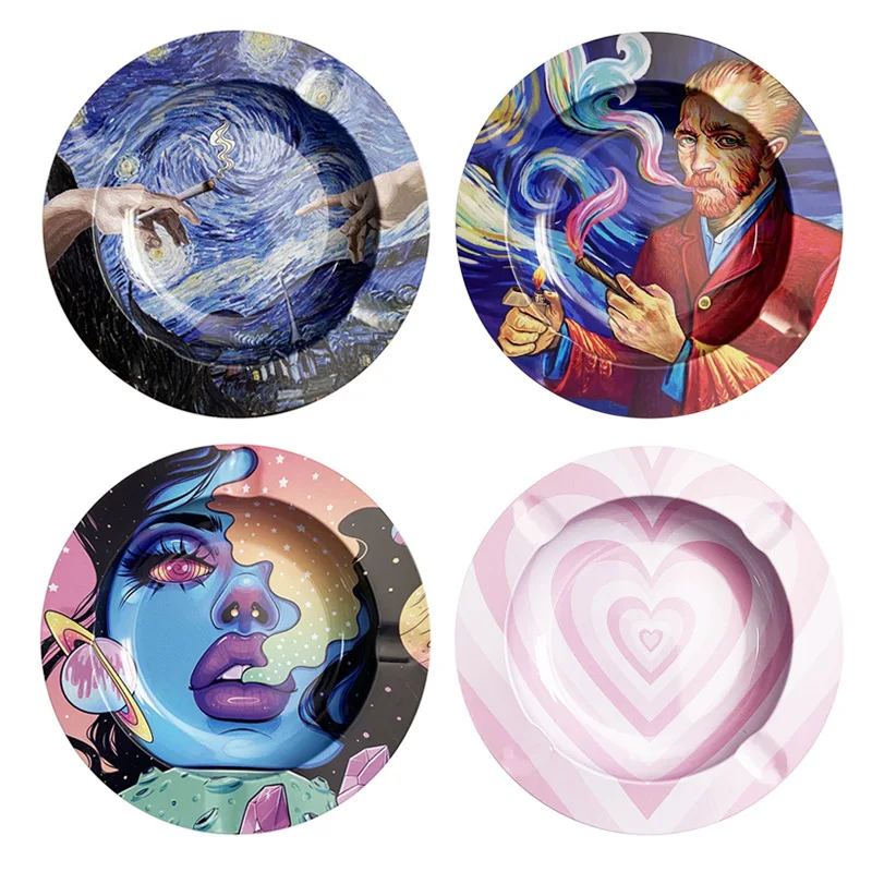 Round-Cigar-Cigarette-Ashtray-Ash-Tray-Ash-Disc-Smoking-Ash-Tray ...