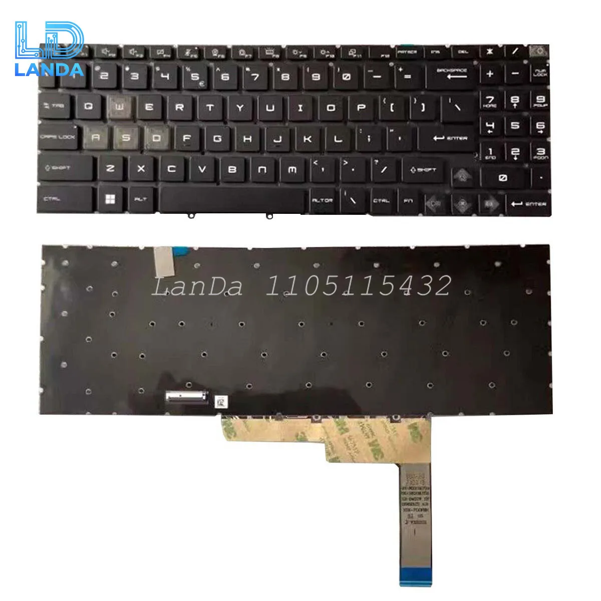 Laptop Keyboard For MSI Raider GE78 HX 13V MS-17S1 GP68 GE68 US Intl ...
