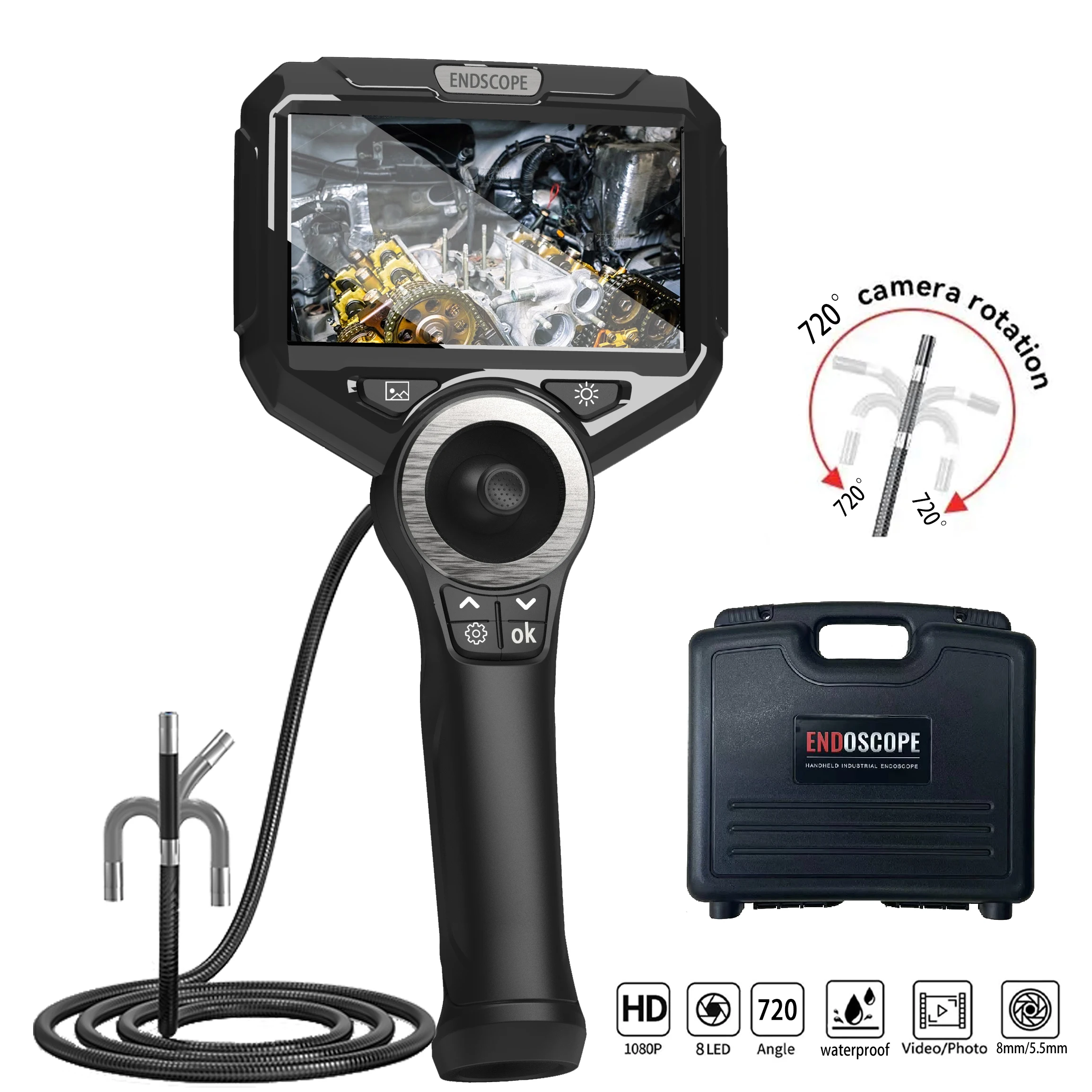 6mm-720-Degrees-All-Way-Steering-Industrial-Endoscope-for-Car-Pipe ...