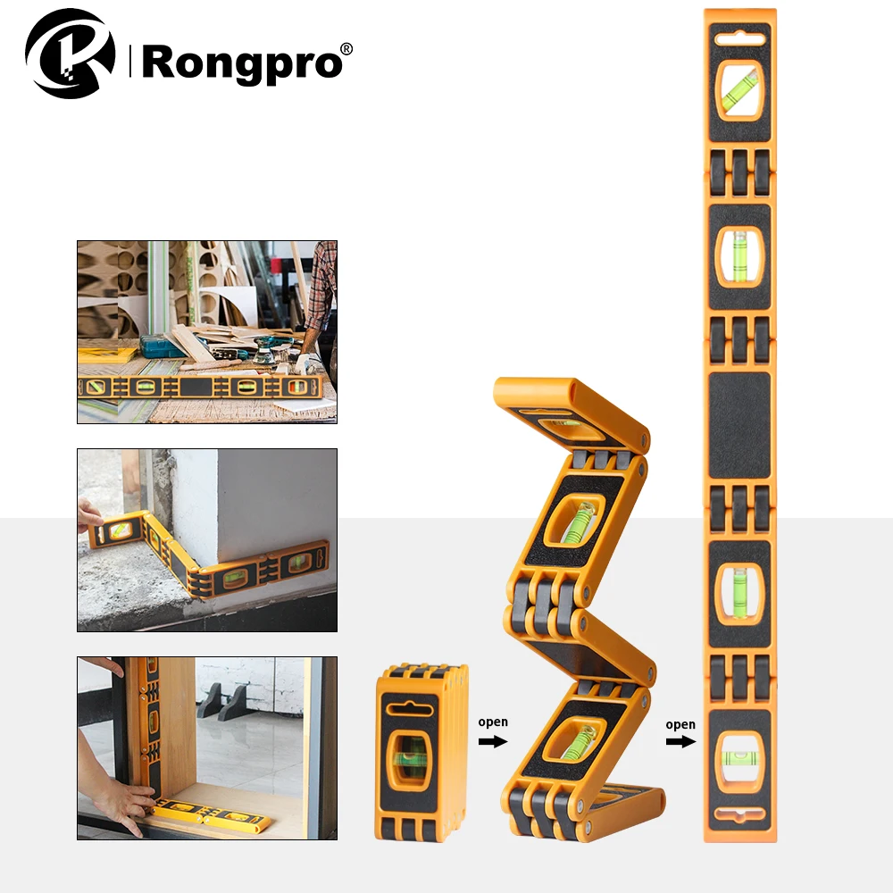 Rongpro-24-in-Foldable-Level-Ruler-High-precision-Household-Balance ...