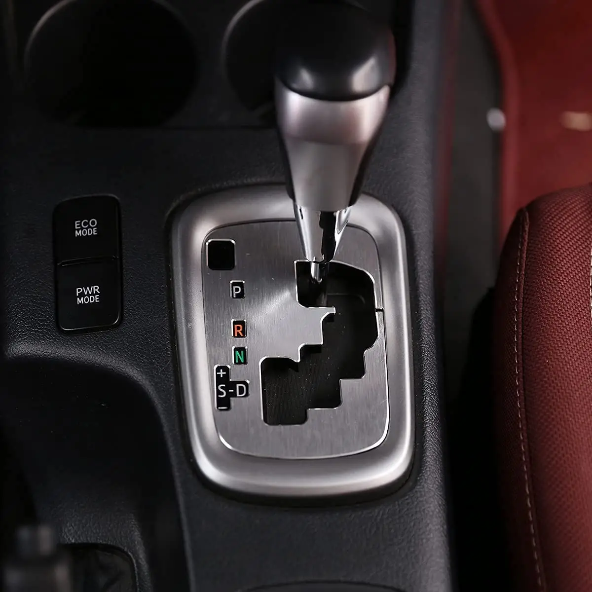 Silver-Car-Center-Console-Gear-Shift-Display-Panel-Frame-Fit-for-Toyota ...