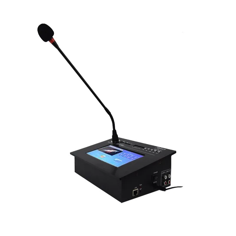 ZH-IP213 Network Paging Microphone IP Broadcast Microphone IP Paging ...