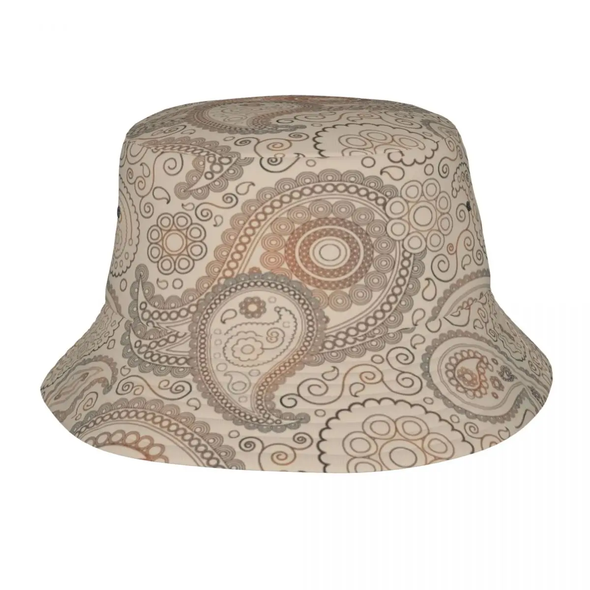 Custom Classic Bandana Style Paisley Pattern Bucket Hat Men Women ...